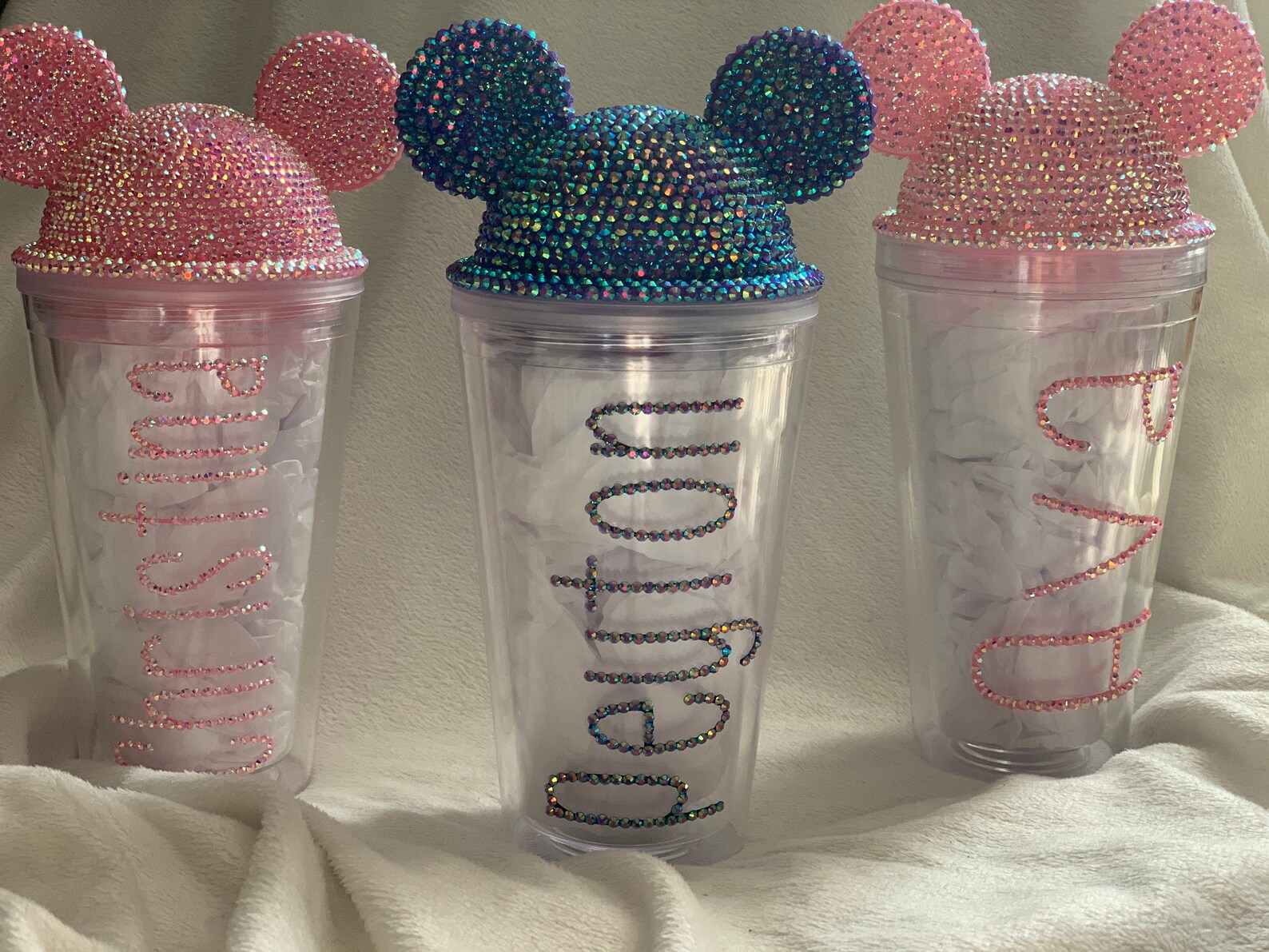 Mouse Ears BLING Cup Clear | Etsy