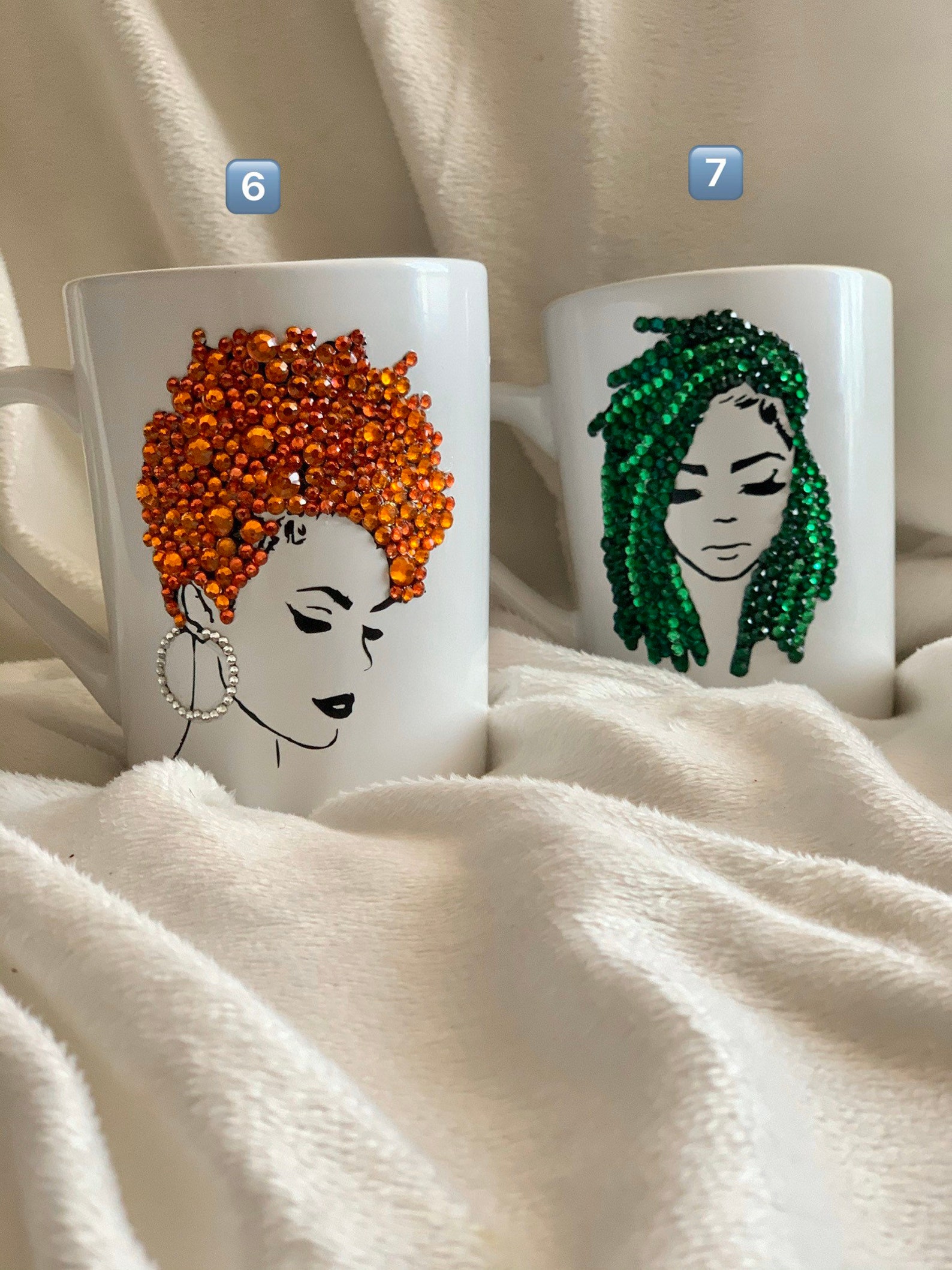 CUSTOM AFRO MUGS - Etsy