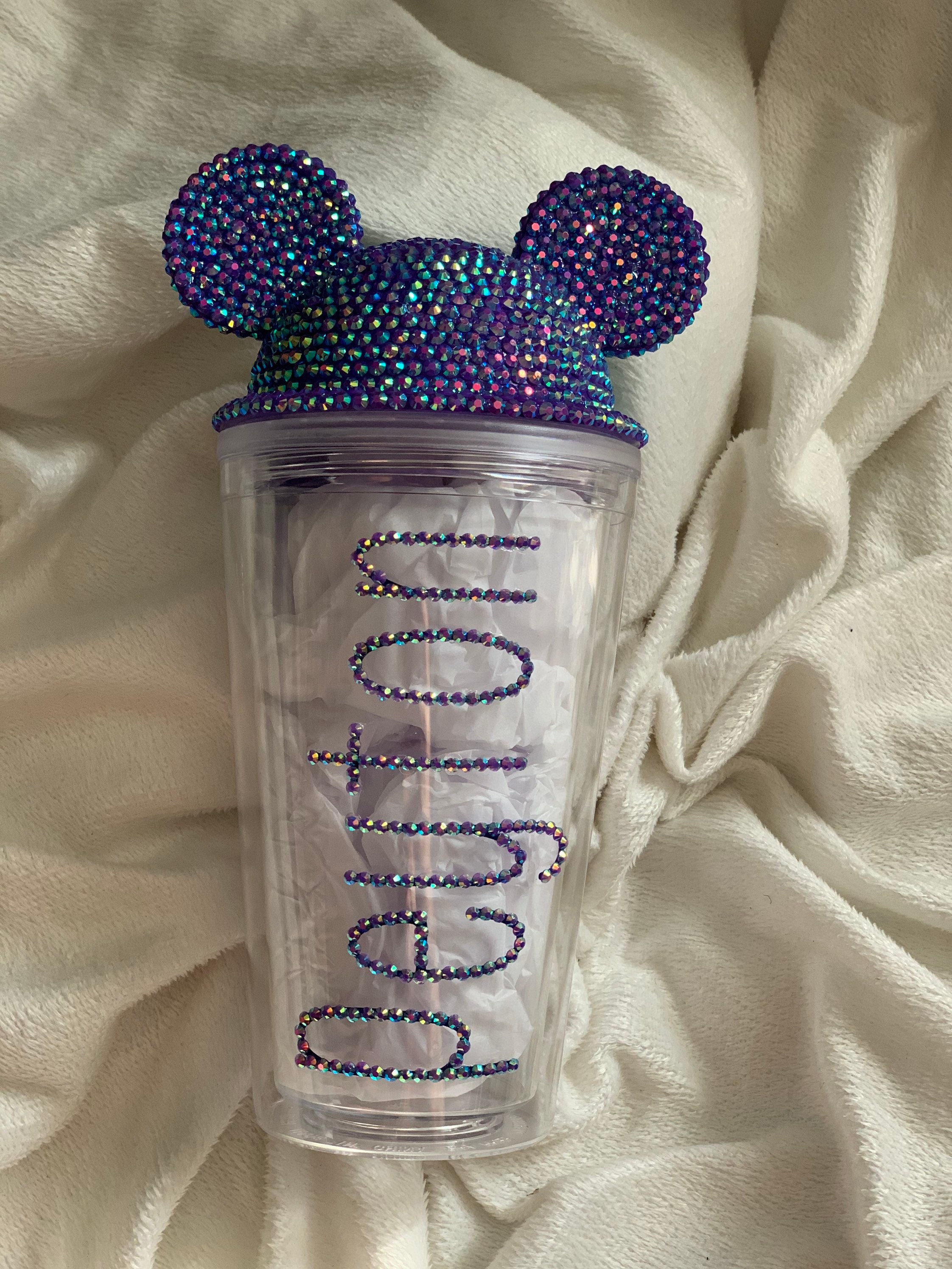 Mouse Ears BLING Cup, Clear - Etsy