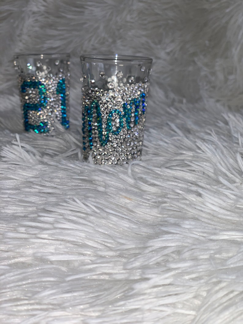 Bling Shot Glass, Branded Shot Glass, Personalized Shot Glass, Sports ...