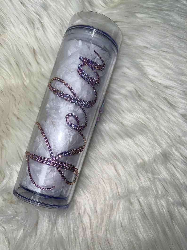 Acrylic Water Bottle - Etsy