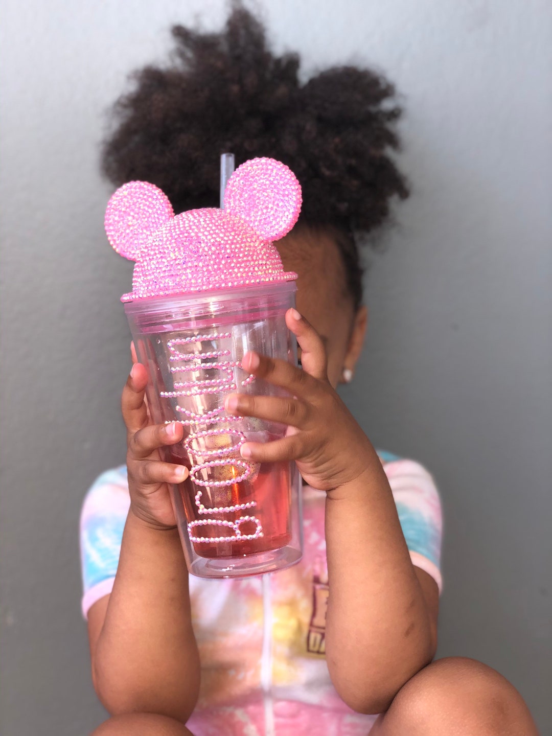 Mouse Ears BLING Cup, Clear - Etsy