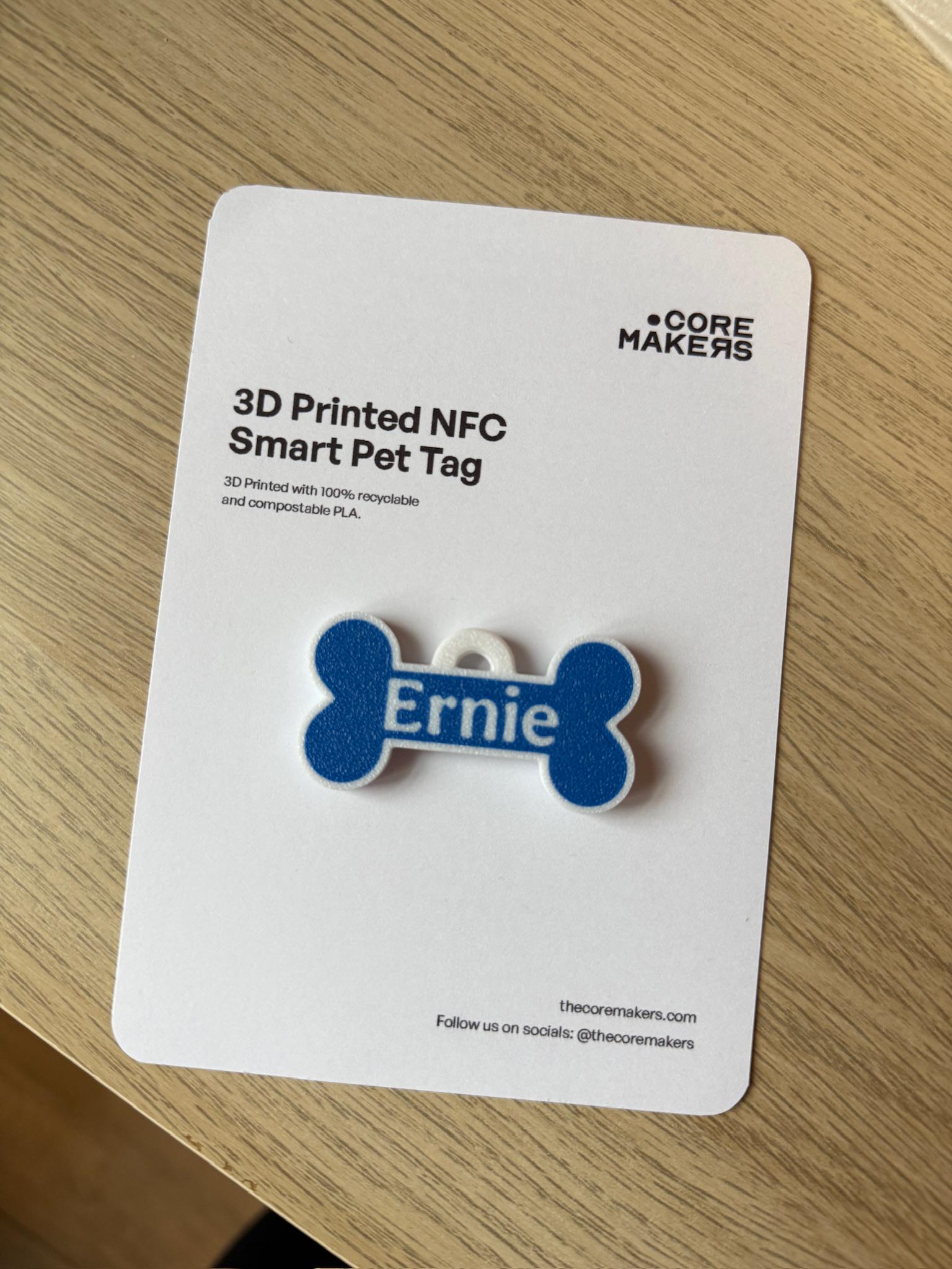 Custom 3D Printed NFC Dog Tags - Smart Pet ID Tag - Etsy
