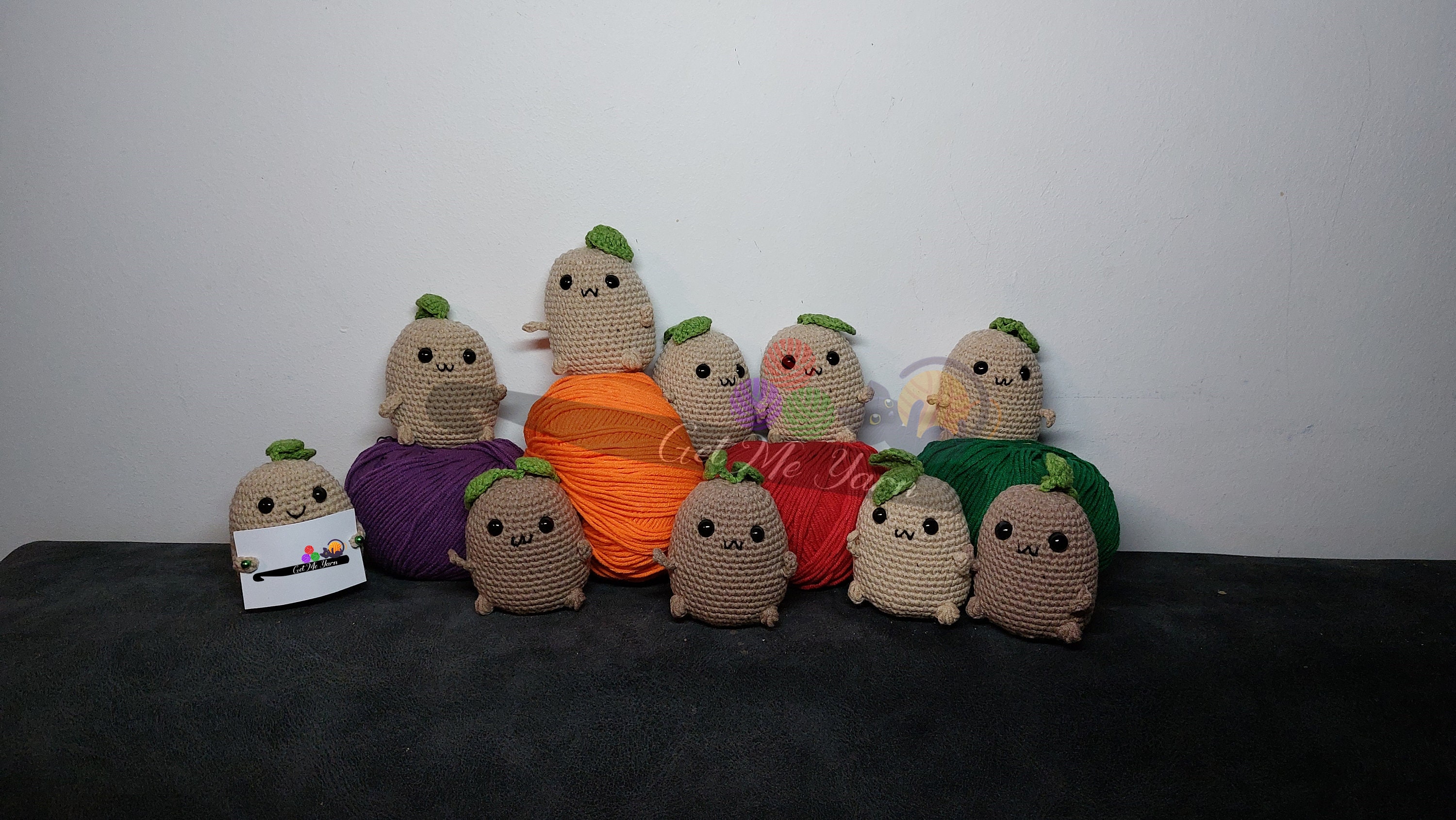 The Happy Potato Gang Crochet Pattern - Etsy