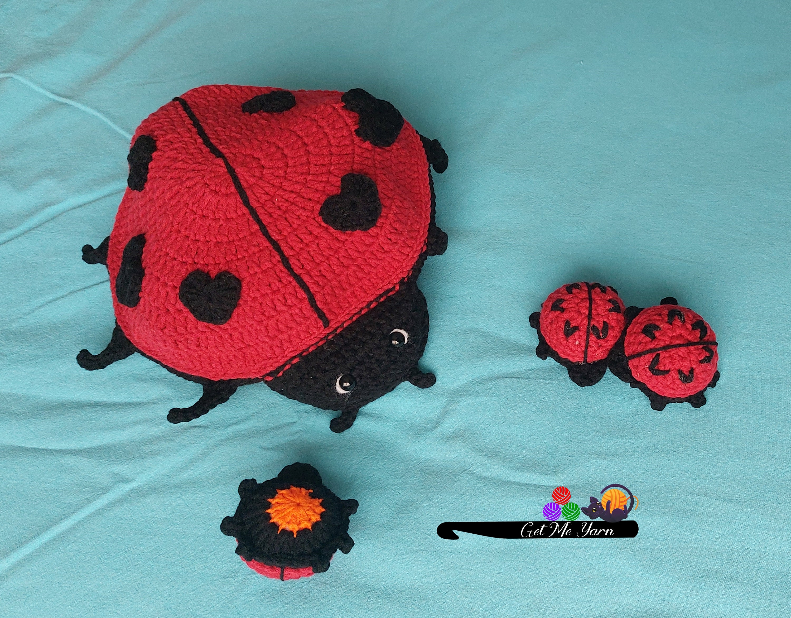 Ladybug Memory Game MINIMUM SEW Crochet Pattern /// Joc De - Etsy Australia