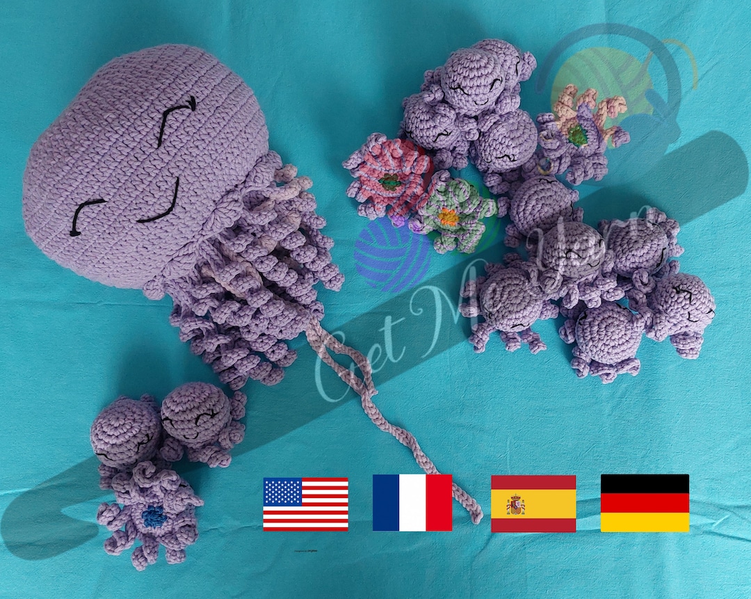 Octopus Memory Game - MINIMUM SEW Crochet Pattern - Etsy