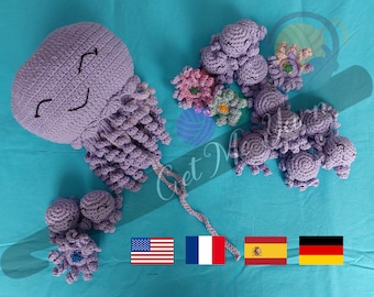 Octopus Memory Game, Montessori Matching Games, Crochet Octopus ...