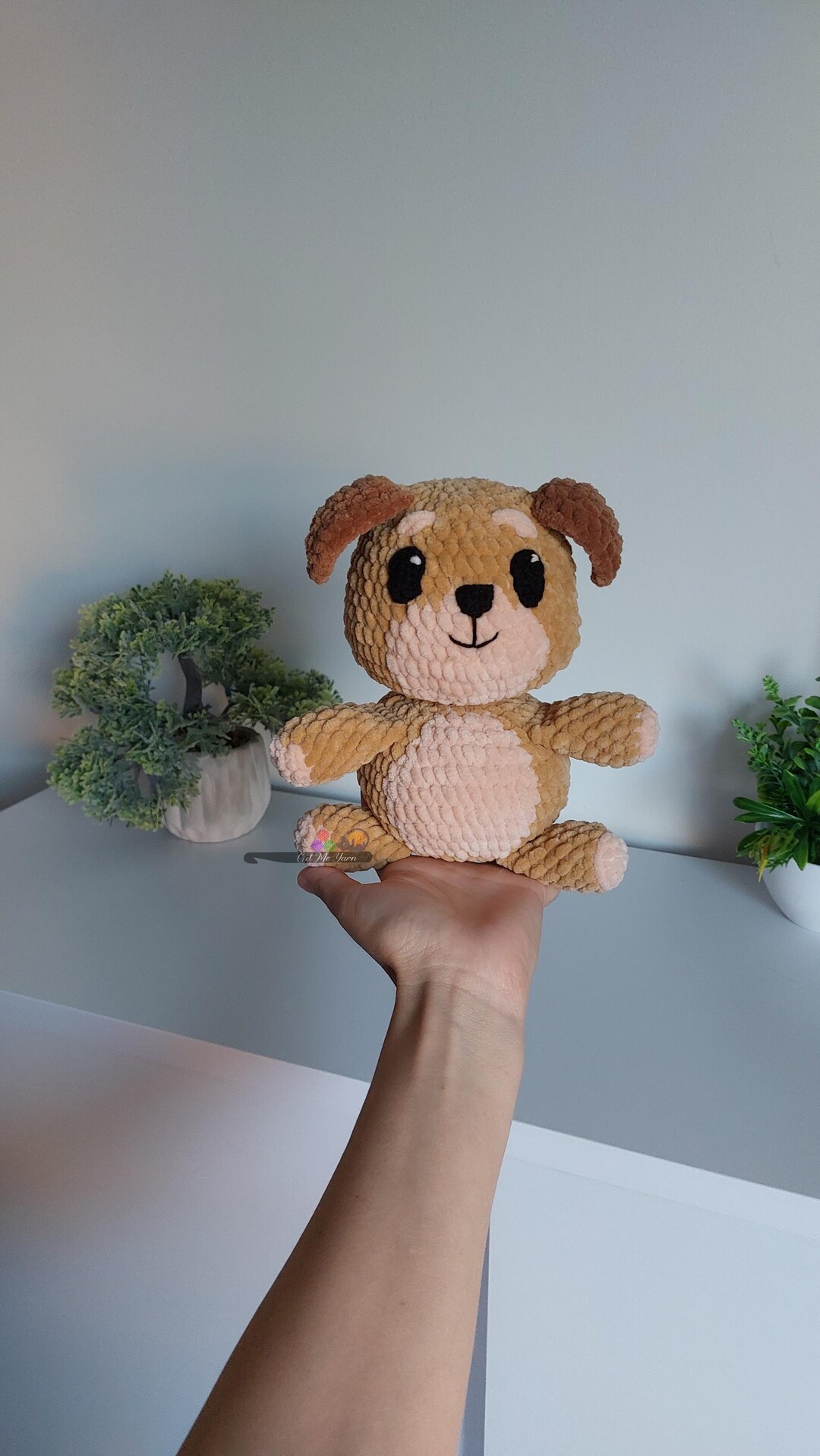 Playing Puppy --- LOW SEW (only Eyes and Nose) --- Crochet Pattern - Etsy