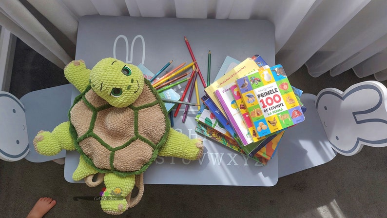 Tudy, the Turtle - Backpack - Crochet Pattern - Low Sew - Etsy