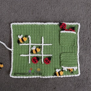 Ladybug Vs Bee - 3 in a Row Game - Crochet Pattern - Etsy