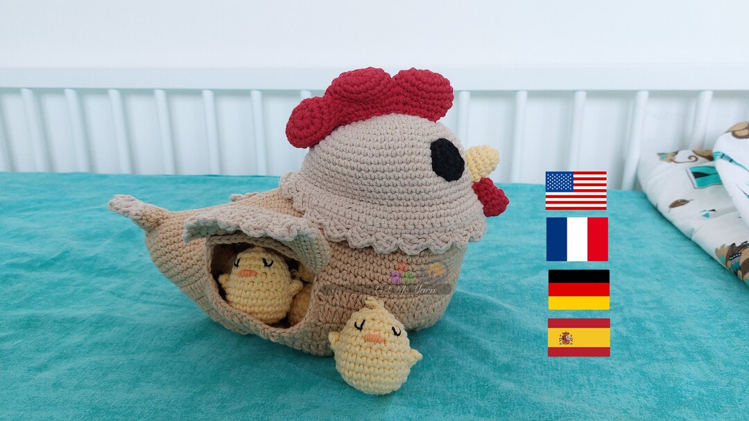 Hen and Chicks Memory Game - Crochet Pattern - Etsy