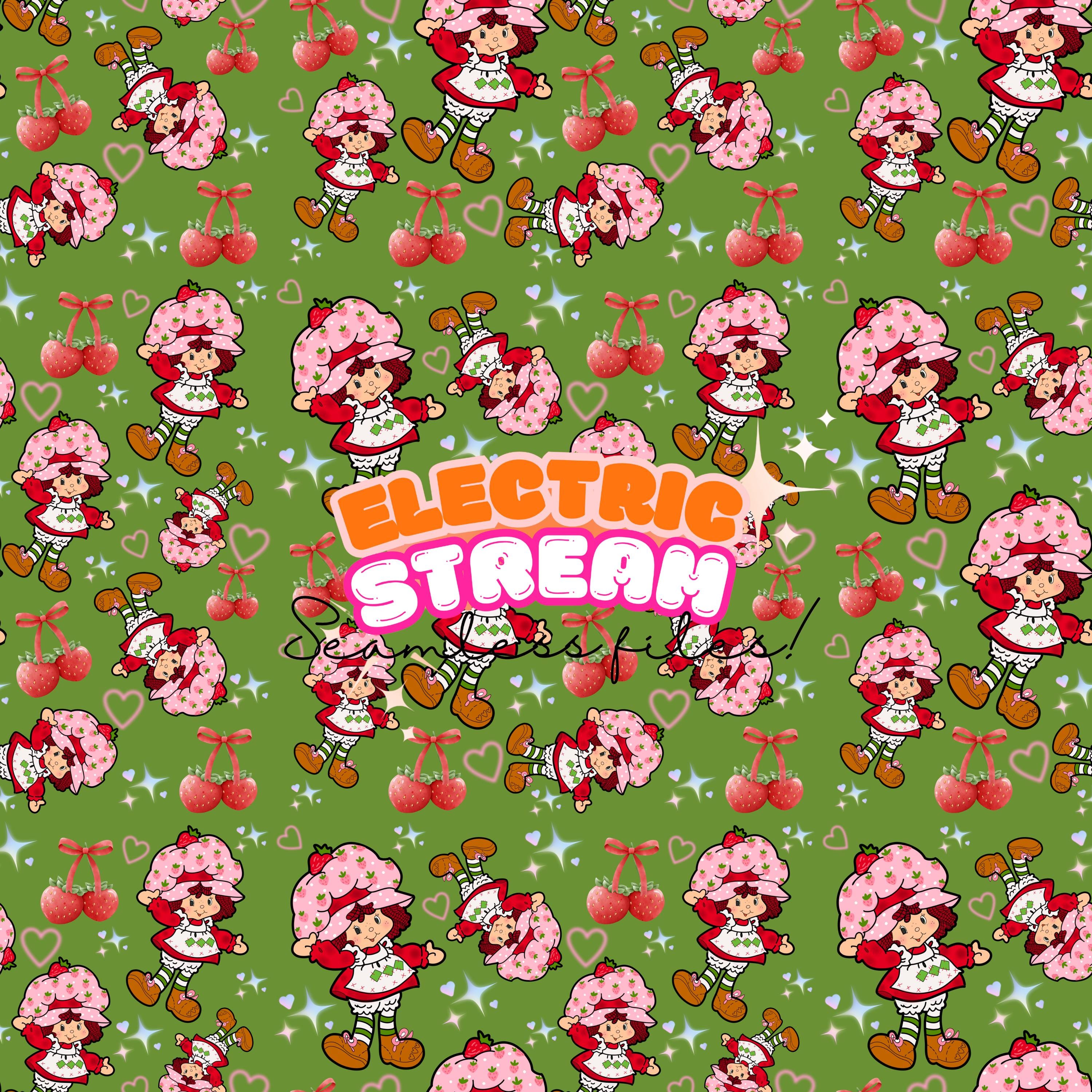 Strawberry Shortcake Seamless File ** DIGITAL FILE** - Etsy