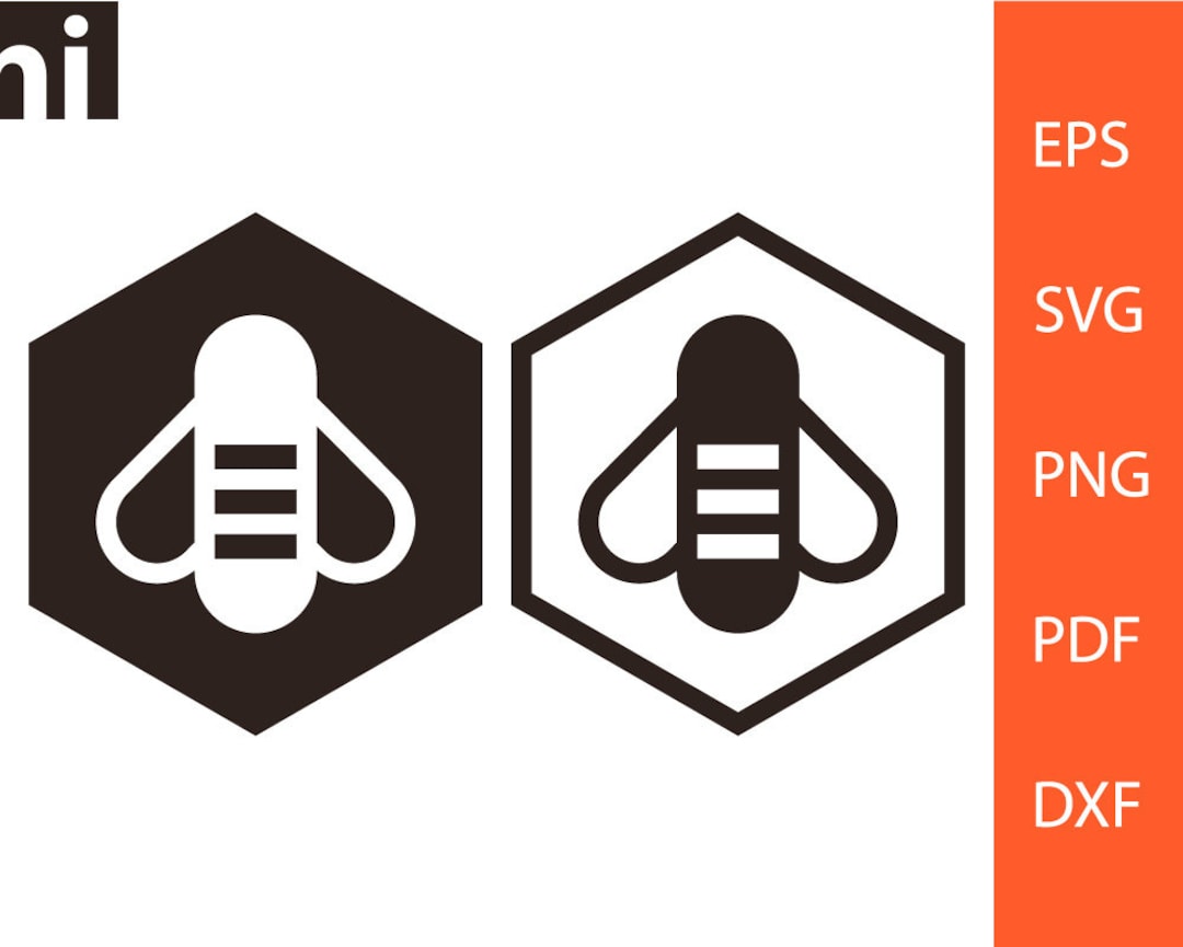 Bee, Bee Svg, Bee Vector, Bee Clipart, Bee Sign, Bee Logo, Beekeeping ...