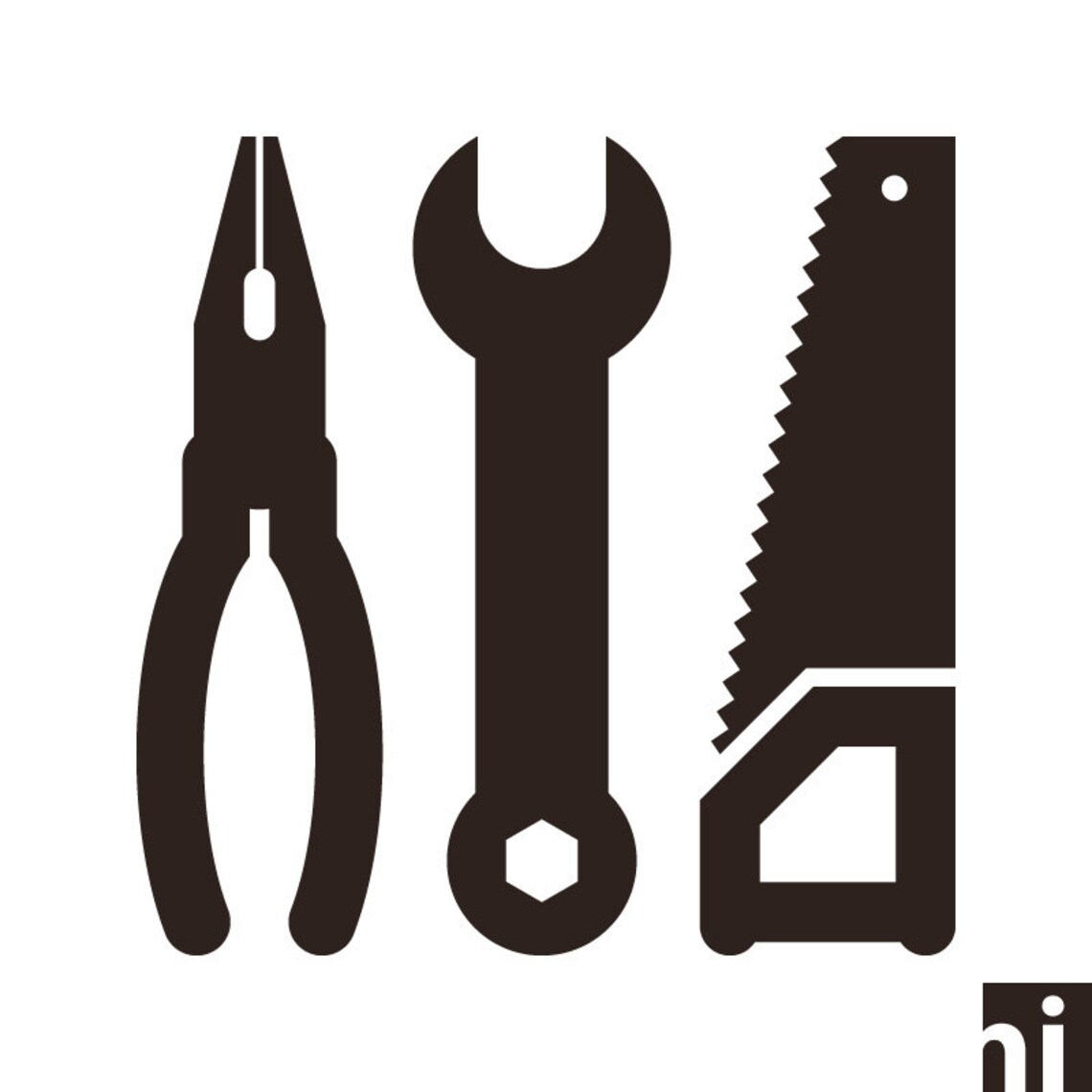 Werkzeuge, Svg, Zange Svg, Schraubenschlüssel Svg, Säge Svg, Vektor ...