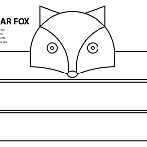 Arctic Animal Paper Crown - Printable, Coloring Crown, Coloring Face ...