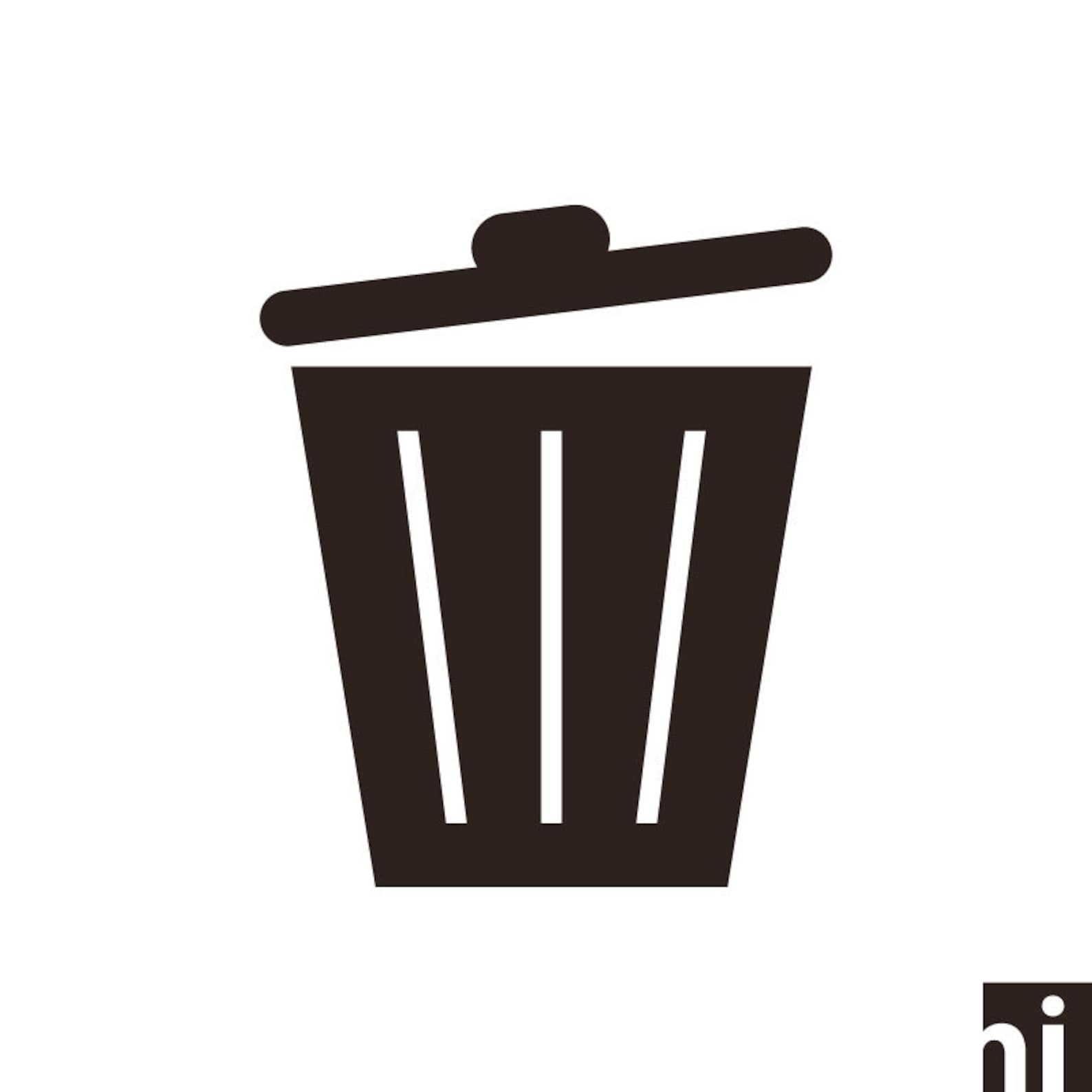 Trash Bin Svg, Rubbish Bin Svg, Trash Can Svg, Trash Bin Vector, Trash ...