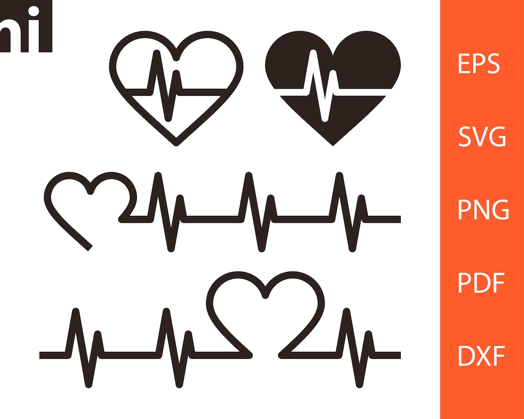 Heartbeat | Heart | Heartbeat Svg | Heart Svg | Heartbeat Vector ...