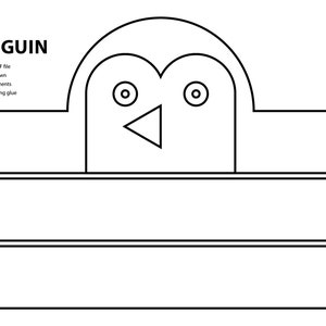 Arctic Animal Paper Crown - Printable, Coloring Crown, Coloring Face ...