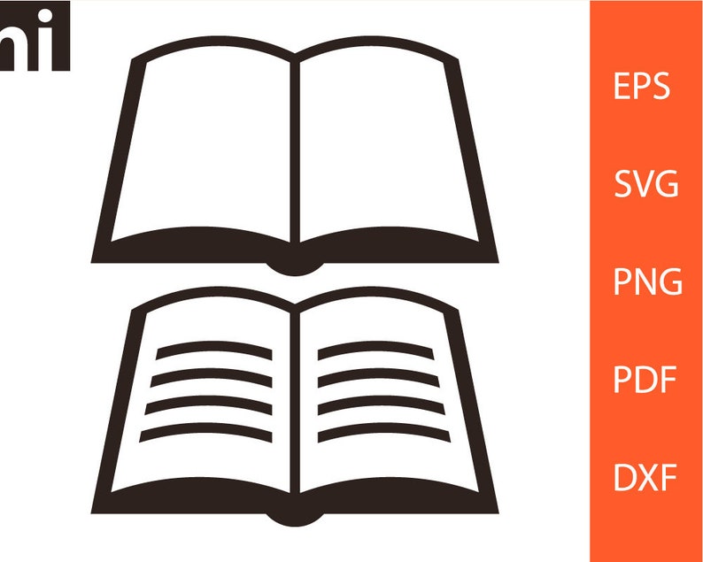 Livre svg | Vecteur du livre | Livre Clipart | Bibliothèque Clipart | L ...