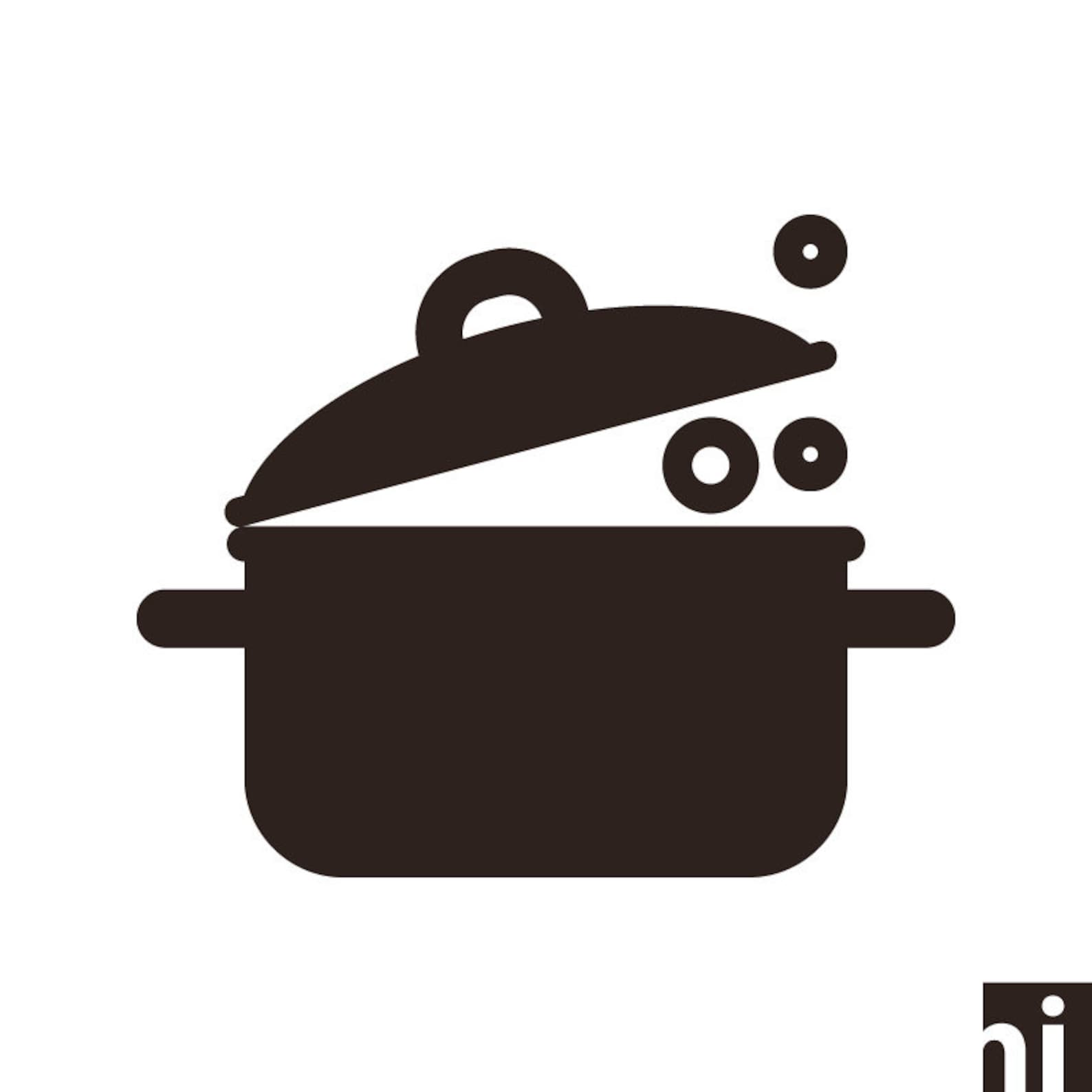 Pot Svg, Pot Vector, Pot Clipart, Boiling Pot, Ladle, Cooking, Kitchen ...
