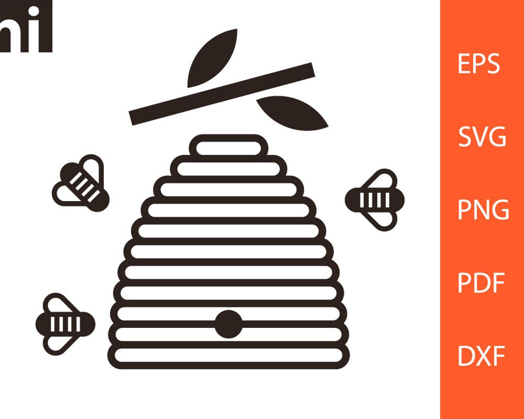 Bee Svg, Beehive Svg, Beekeeping Svg, Bee Vector, Bee Clipart, Beehive ...