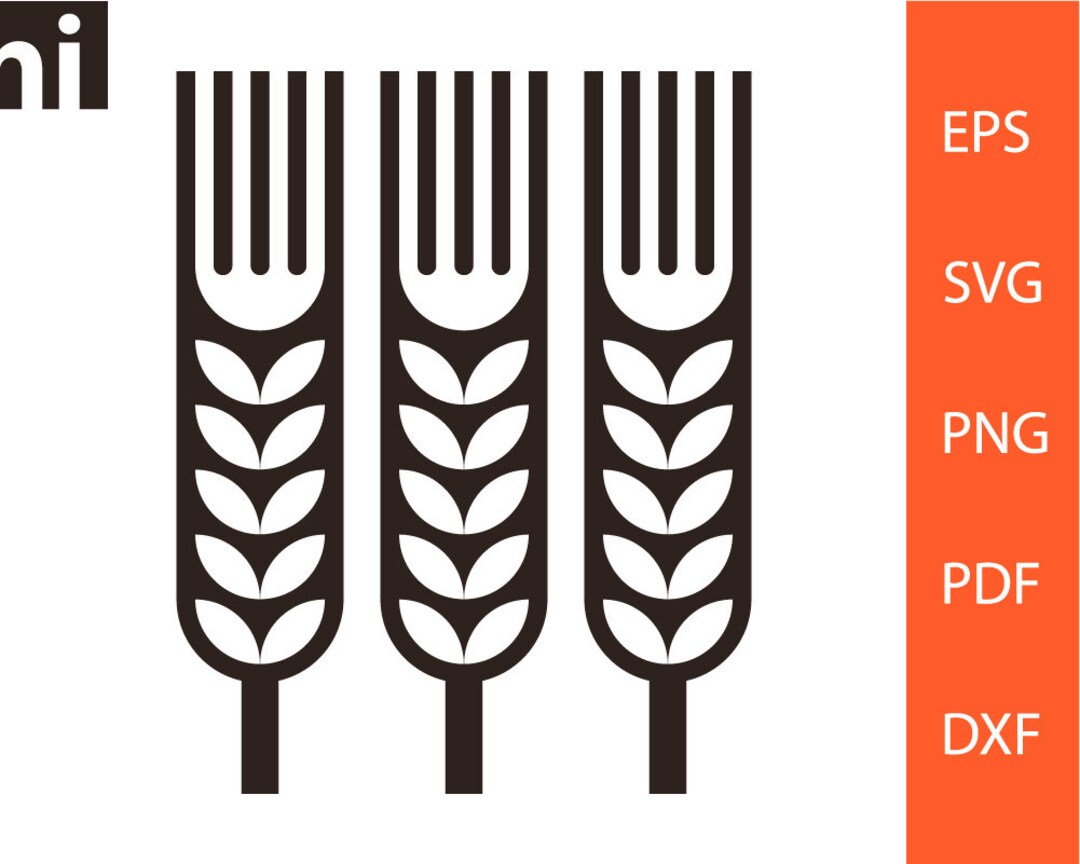 Grain Svg | Wheat Svg | Grain Clipart | Wheat Clipart | Grain Vector ...