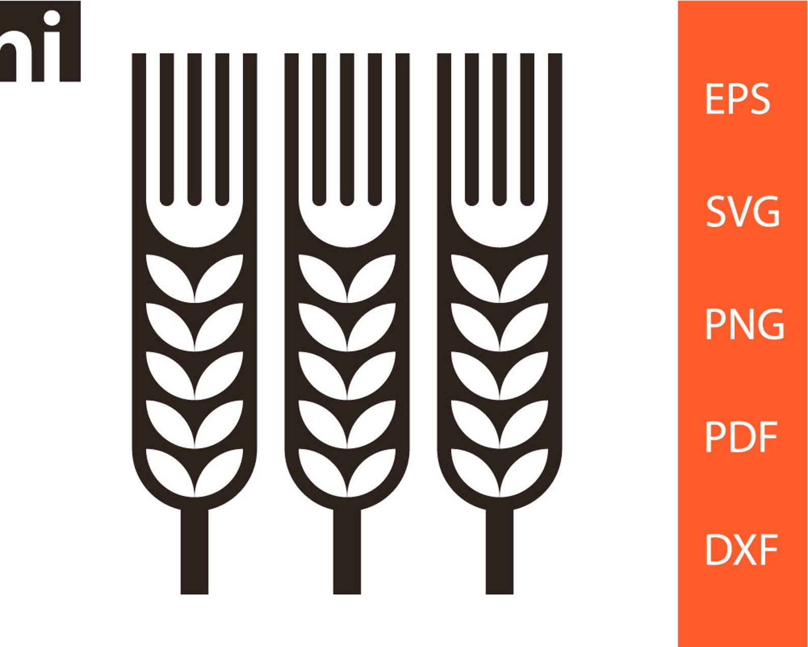 Grain Svg | Wheat Svg | Grain Clipart | Wheat Clipart | Grain Vector ...