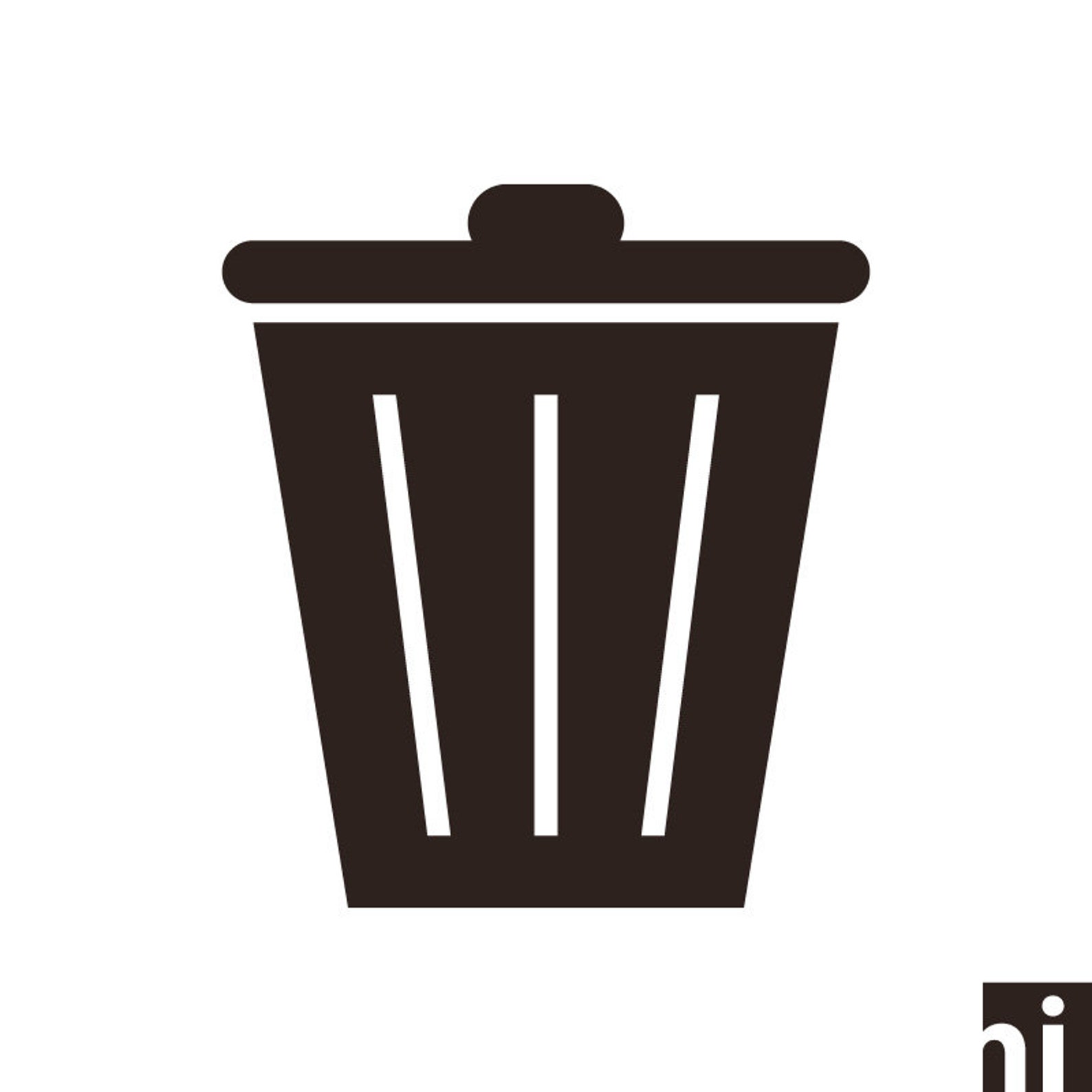 Trash Bin Svg, Rubbish Bin Svg, Trash Can Svg, Trash Bin Vector, Trash ...