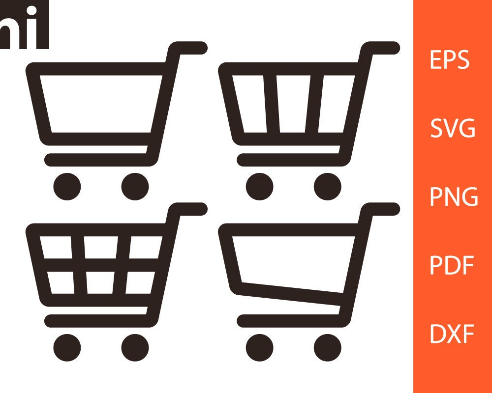 Shopping Cart Svg, Market Cart Svg, Cart Svg, Shopping Cart Clipart ...