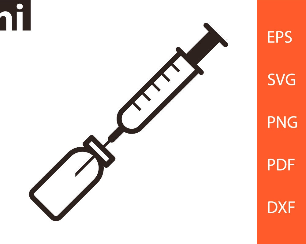 Injection Svg, Syringe Svg, Ampoule Svg, Injection Vector, Hospital ...