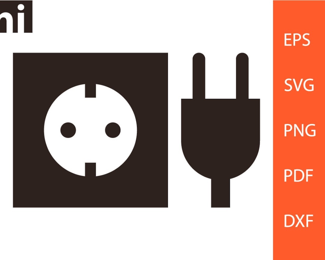 Plug Svg, Socket Svg, Plug Vector, Socket Vector, Plug Clipart, Socket ...