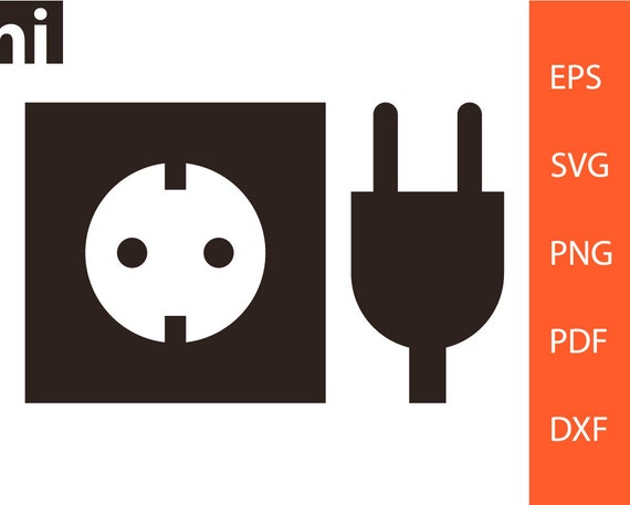 Plug svg Socket svg Plug Vector Socket Vector Plug | Etsy
