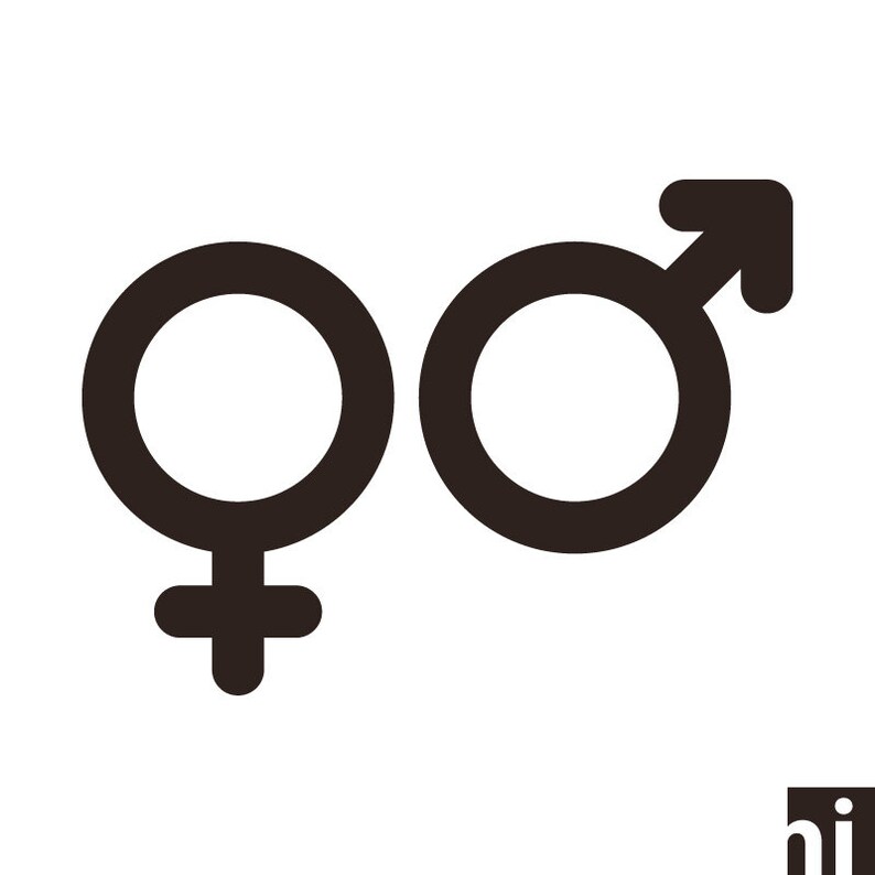 Sexe Symbole Svg Svg Homme Femme Svg Symbole Masculin Symbole De Femme