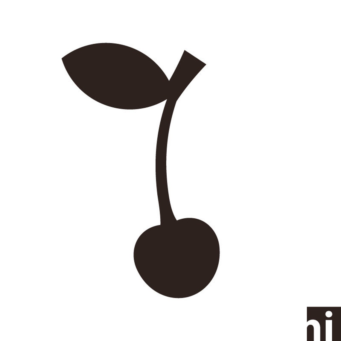 Cherry Svg, Cherry Vector, Cherry Clipart, Cherry Silhouette, Cherry ...