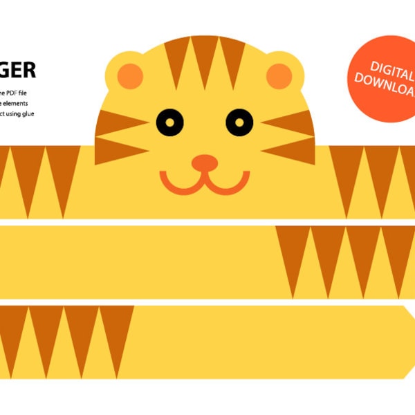 Animal Headband Template - Etsy