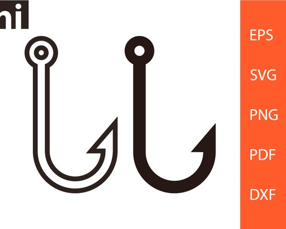 Hook Svg Fishing Svg Hook Vector Fishing Vector Hook Cut | Etsy