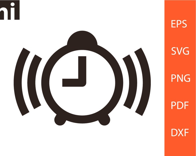 Alarm Clock Svg, Clock Svg, Alarm Clock Clipart, Clock Clipart, Alarm ...