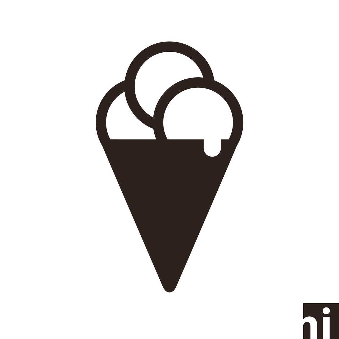 Helado svg / Ice Cream vector / Ice Cream Silhouette / Ice Cream ...
