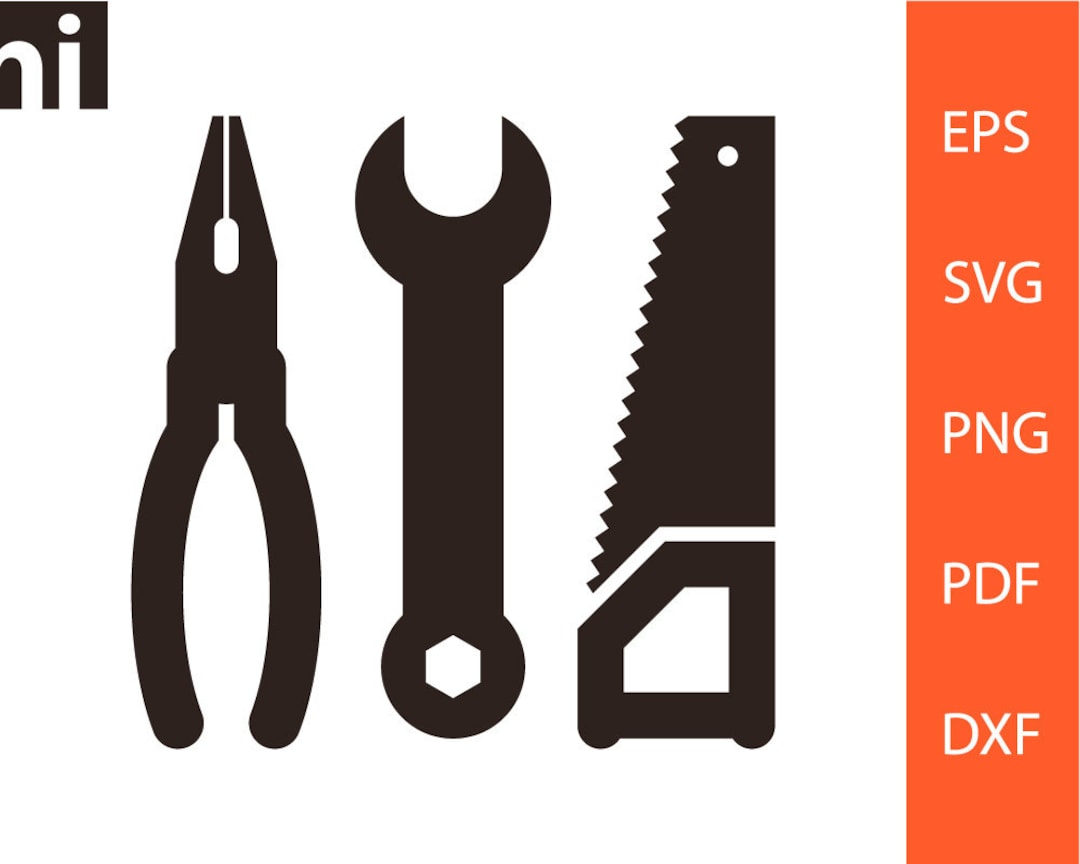 Tools Svg, Pliers Svg, Wrench Svg, Saw Svg, Tools Vector, Tools Clipart ...