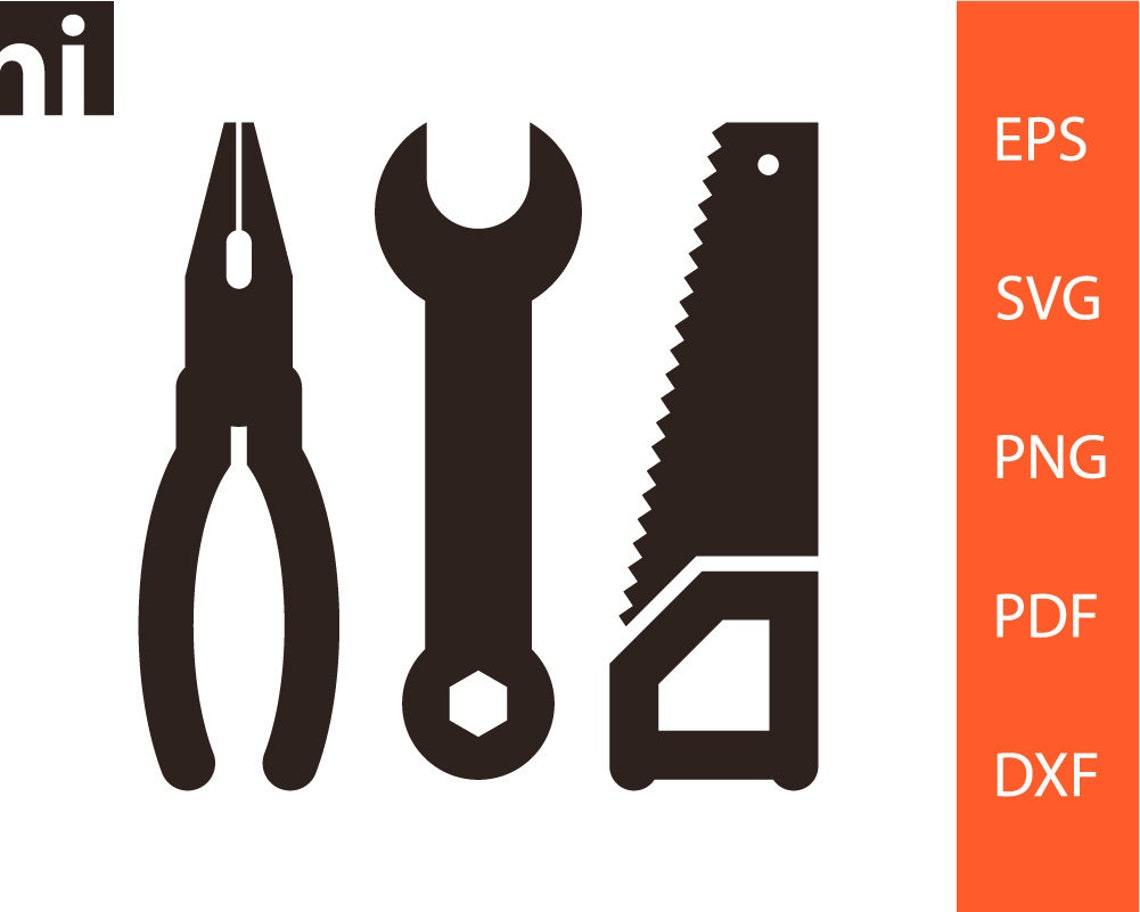Tools Svg, Pliers Svg, Wrench Svg, Saw Svg, Tools Vector, Tools Clipart ...