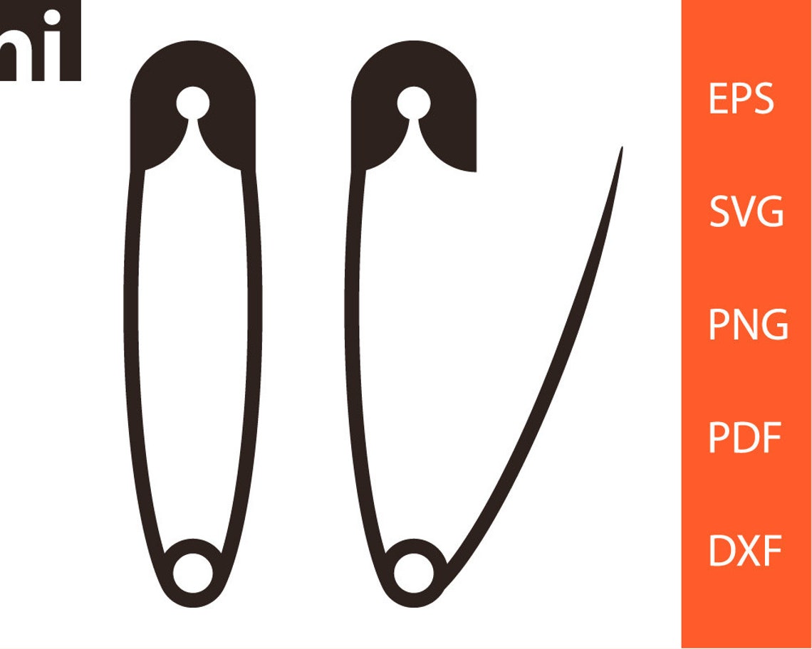 Safety Pin | Safety Pin Svg | Safety Pin Vector | Safety Pin Clipart ...