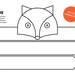 Fox Paper Crown - Printable, Coloring Crown, Coloring Face Mask, Crown ...
