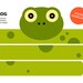 Frog Paper Crown Printable, Crown Template, Animal Headband, Animal ...