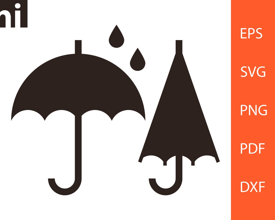 Umbrella | Umbrella Silhouette | Umbrella Svg | Umbrella Vector | Drop ...