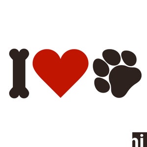 I Love Pets, I Love My Dog, Paw Svg, Pet Svg, Dog Paw Svg, Paw Vector ...