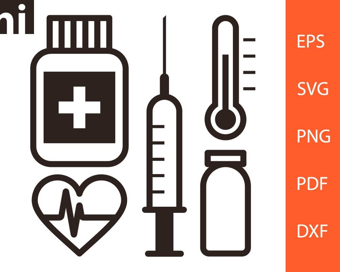 Injection Svg | Heartbeat Svg | Medicine Svg | Thermometer Vector ...