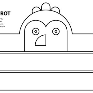 African Animal Paper Crown Set - Printable, Coloring Crown, Coloring ...