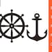 Anchor Svg | Rudder Svg | Seafaring Svg | Anchor Vector | Rudder Vector ...