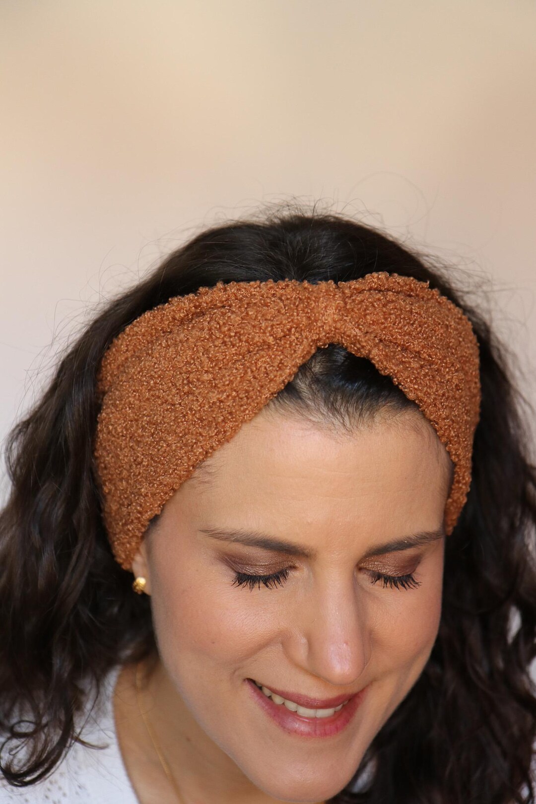 Warm, Soft Camel-colored Fleece Headband - Etsy