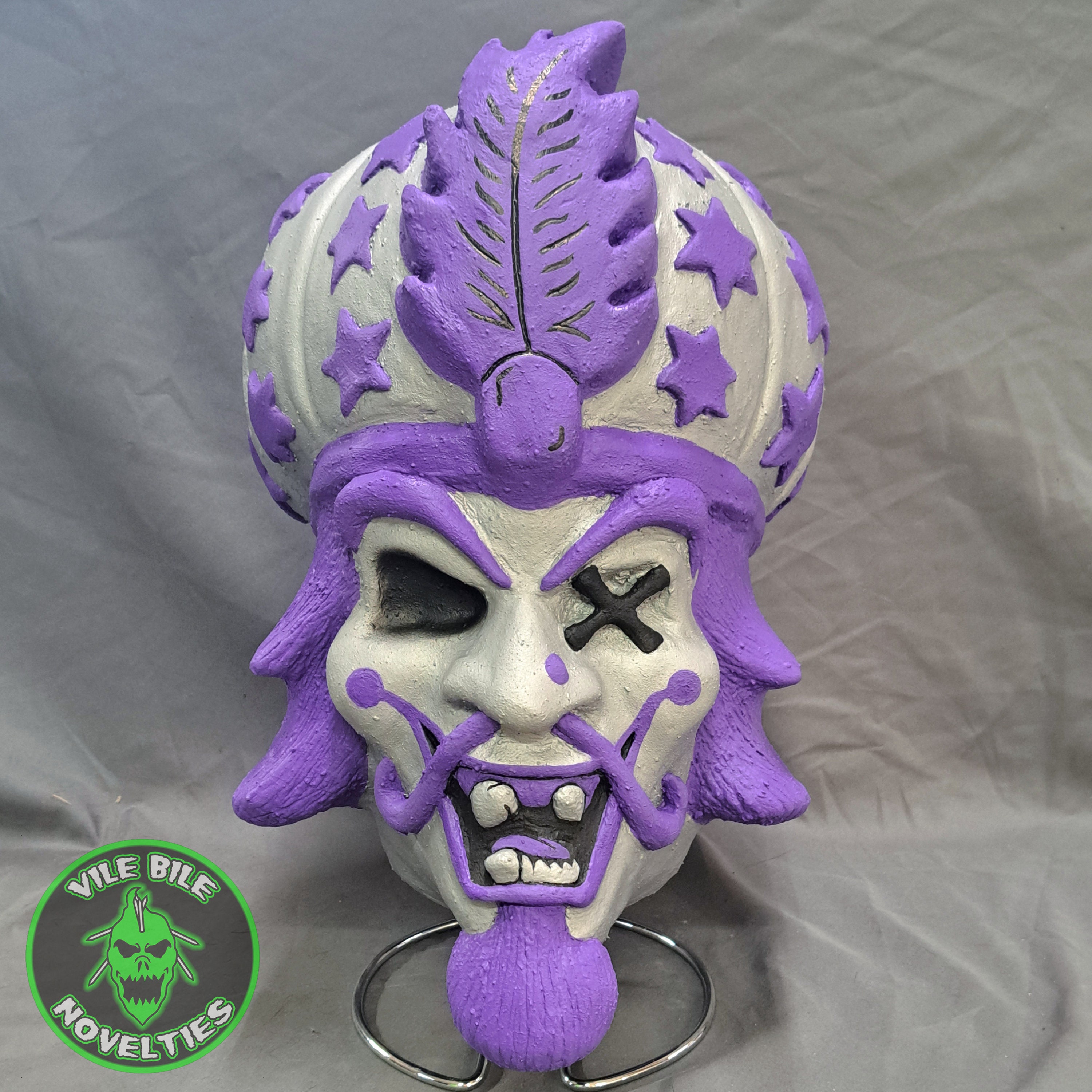 Great Milenko Mask Purple ICP Display Latex Insane Clown Posse Juggalo ...
